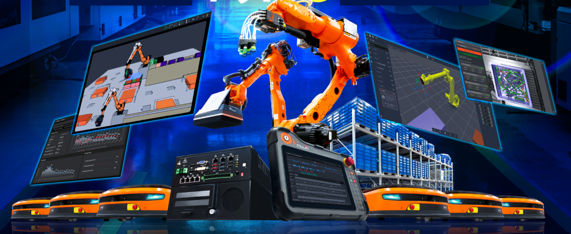 Mujin at RTJ 2024: Next-Generation Manufacturing Material Flow with 14 Robots | MUJINspire